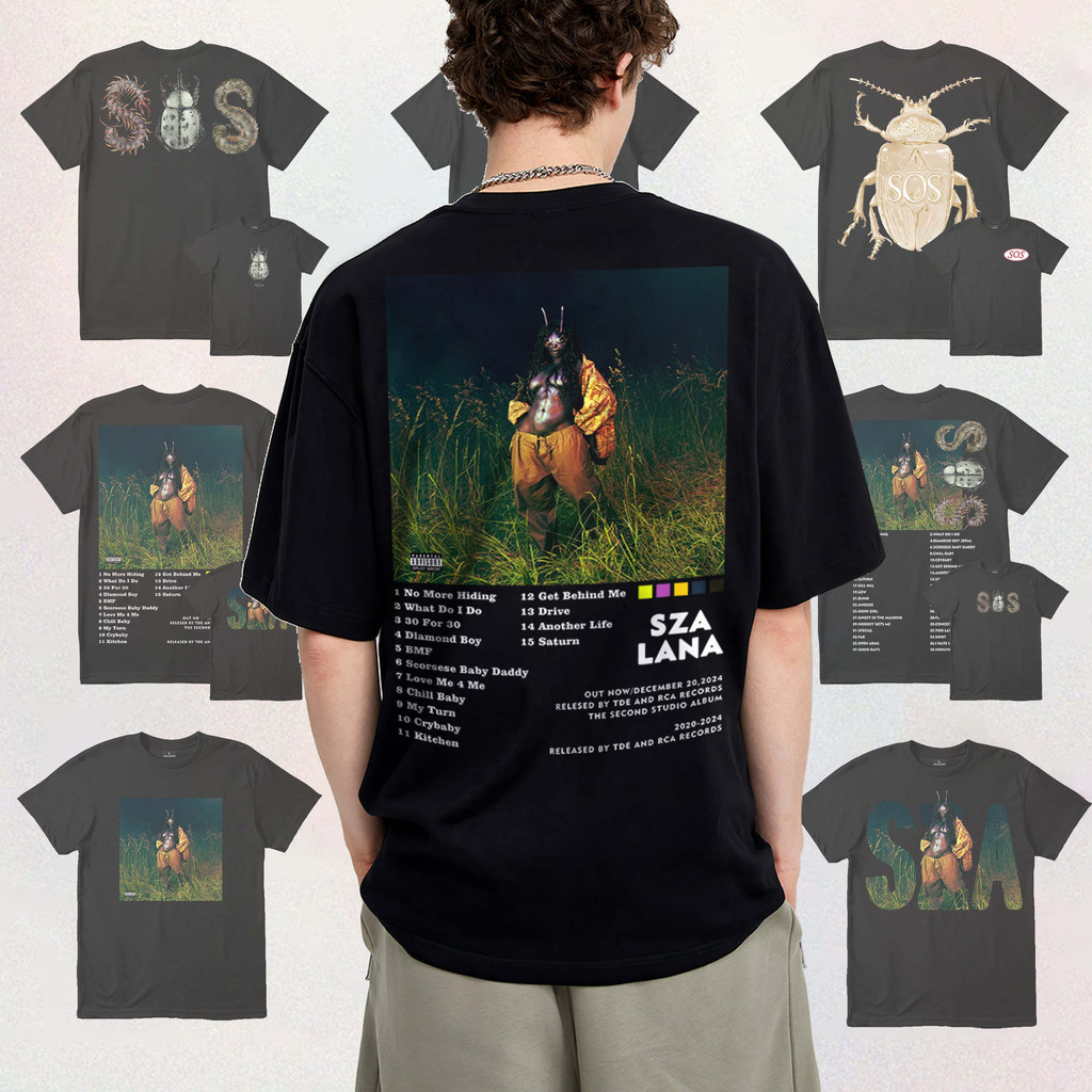 SZA SOS Deluxe Edition Album Latest Design Fashion Printed T-shirt ...
