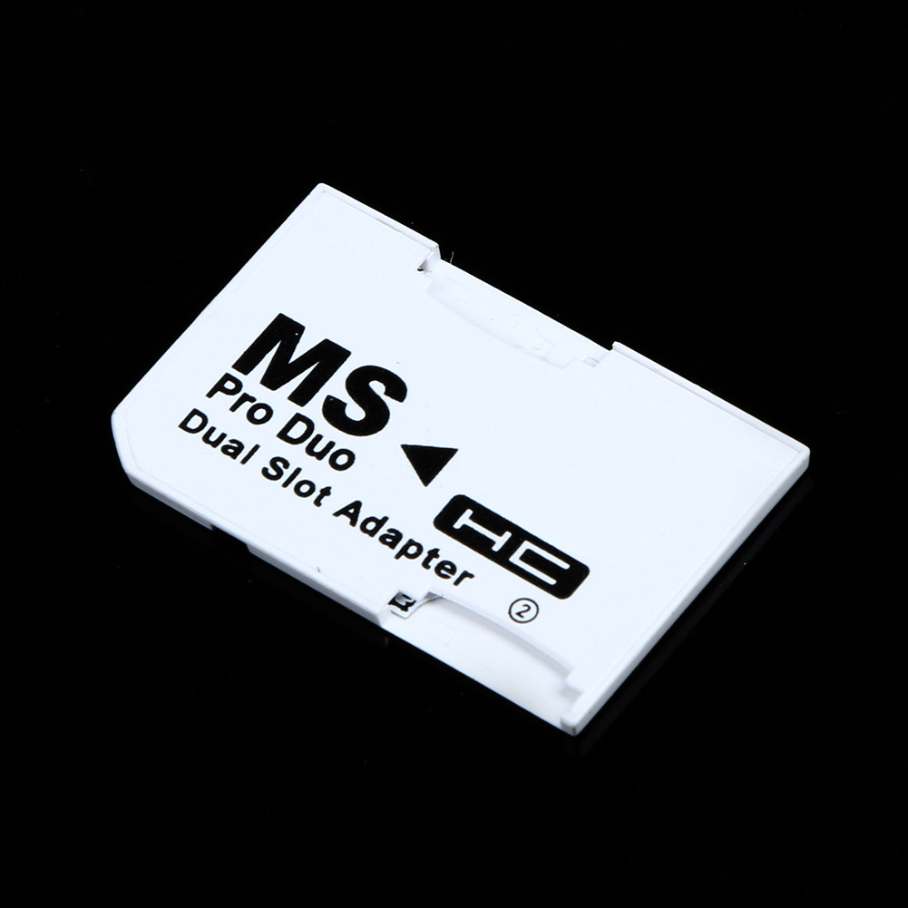 Dual Slot Micro For SD SDHC TF to Memory Stick MS Card Pro Duo Reader ...