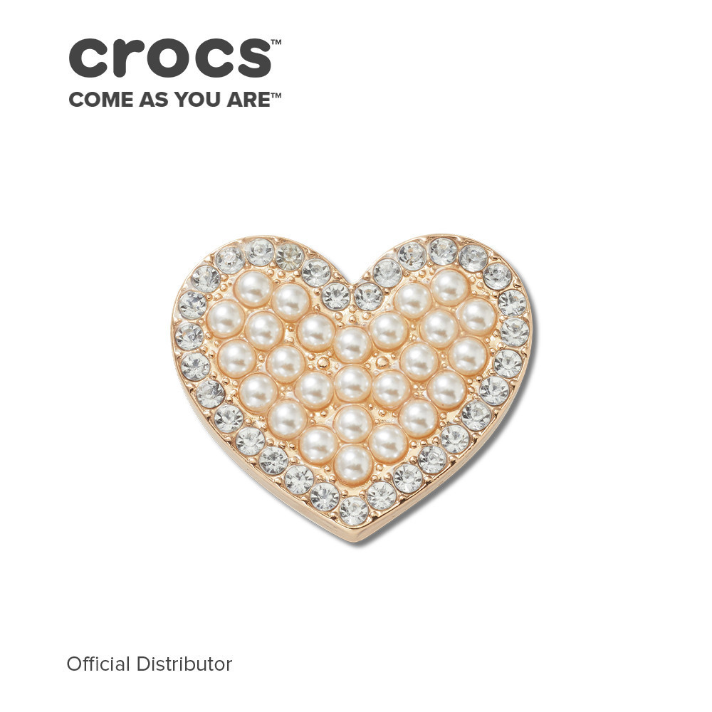 Crocs Jibbitz™ Charm Pearl Cluster Heart | Shopee Philippines