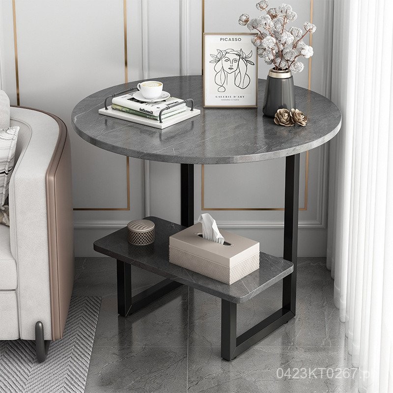 Light Luxury Storage Rack Corner Table Side Cabinet Living Room Small ...