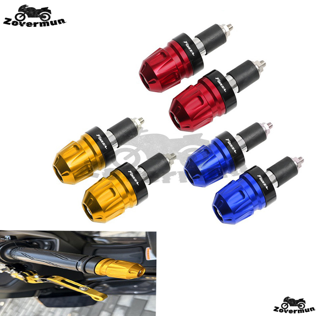 For Honda Forza 300 350 250 125 Motorcycle universal CNC Handle Bar End ...