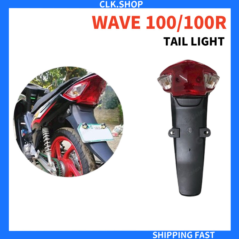 HONDA WAVE100 / 100R TAIL LIGHT WITH FENDER FOR MOTORCYCLE ACCESSORIES ...
