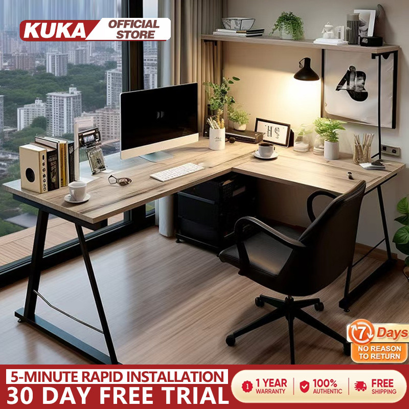 L-Shaped Corner Desk Computer Table Study Desk Office Table Home ...