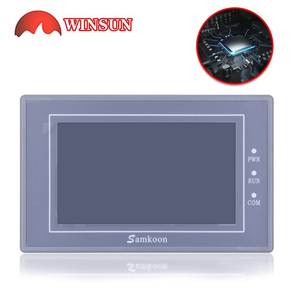 PLC support Samkoon EA-043A Sam-Koon HMI touch screen new 4.3 inch 480*272 Human Machine ...