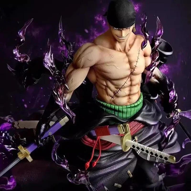 25cm Anime One Piece Zoro Figures Sky Painting Roronoa Zoro Action ...