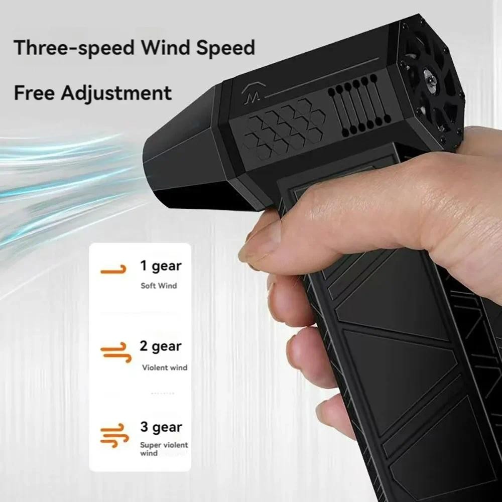 130000RPM Brushless Motor Turbo Jet Fan Mini Turbo Fan Wireless Blower ...