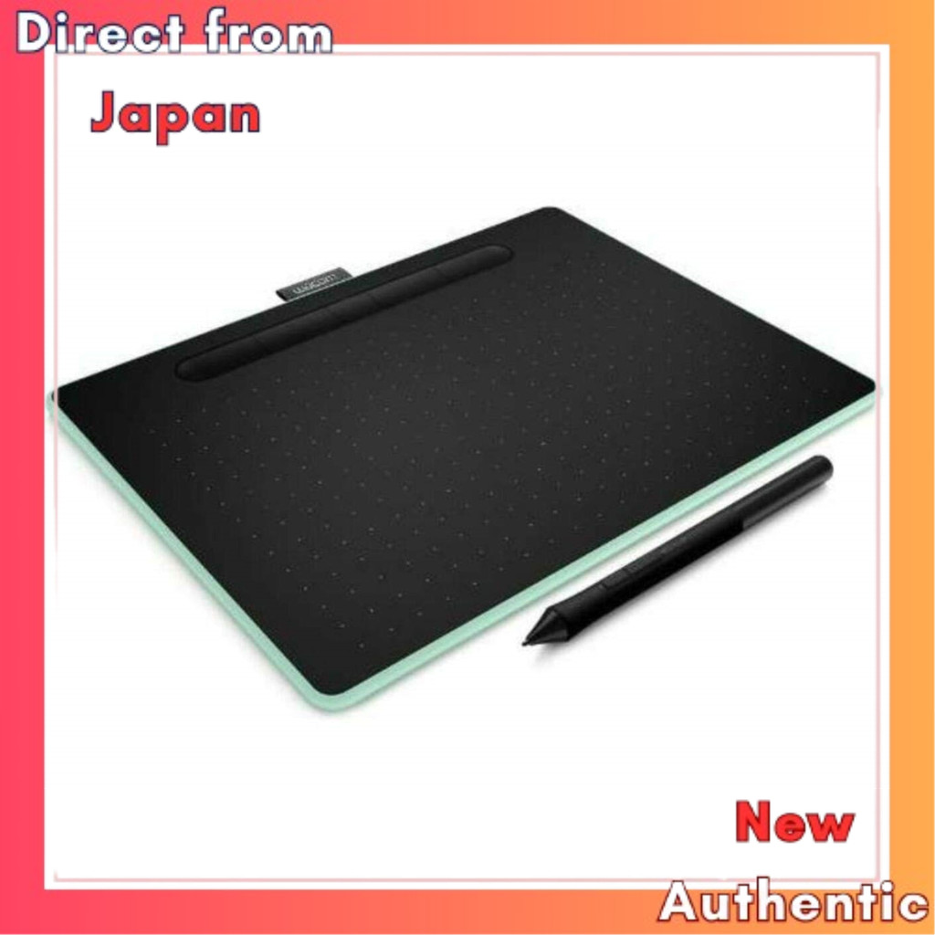 Wacom CTL-6100WL/E0 Wacom Pen Tablet Intuos Medium Wireless Pistachio ...