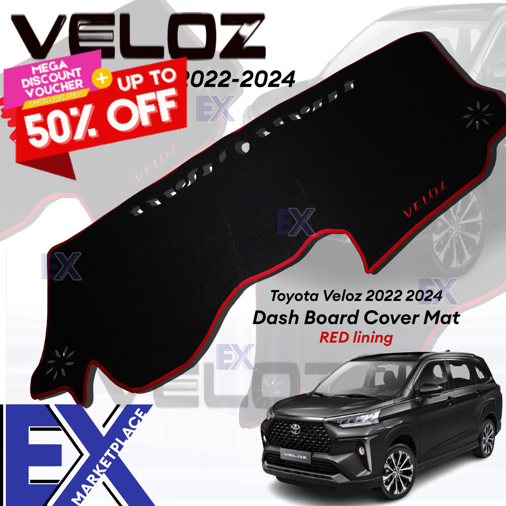 Dashboard Cover for Toyota Veloz 2022 to 2024 Dash Board Cover Dash Mat ...