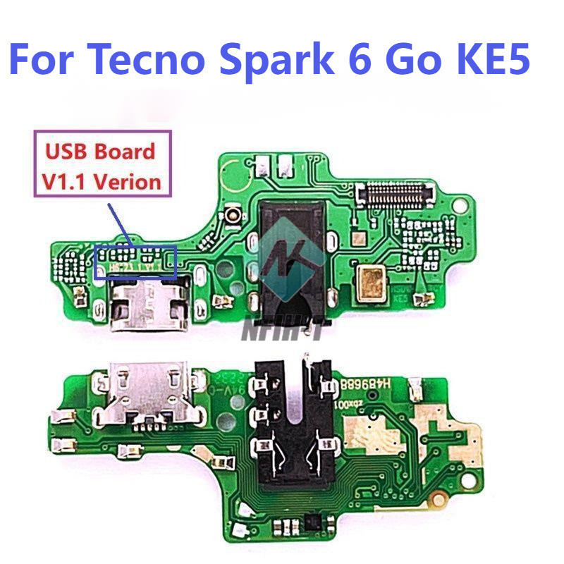 Charging Board For Tecno Spark 6 Go KE5 USB Dock Charging Dock Port ...