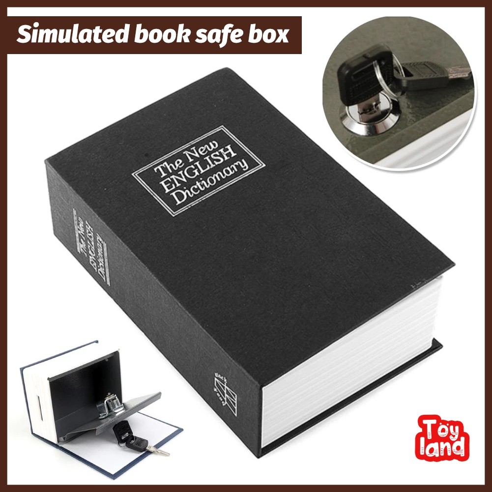 Coin Banks Dictionary Mini Safe Box Book Money Hidden Secret Book Piggy ...
