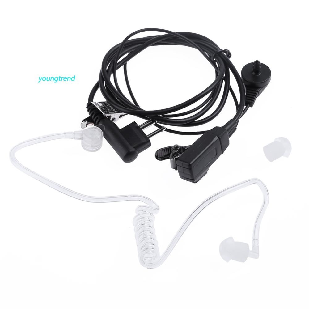 Motorola Two Way Radios 2 Pin Earphone Air Tube Mic Earpiece Headset ...