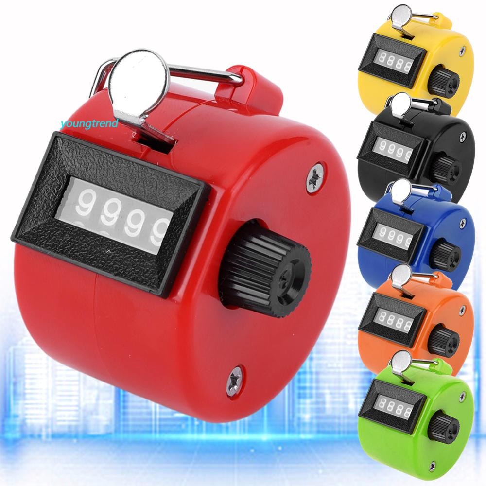 Handheld Tally Counter 4-Digit Number Count Clicker Counter Number ...