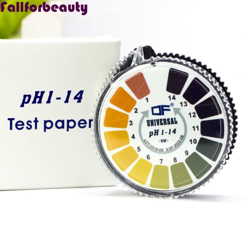 FALLFORBEAUTY PH Test Paper, 5M/Roll Accurate Alkaline Acid Indicator ...