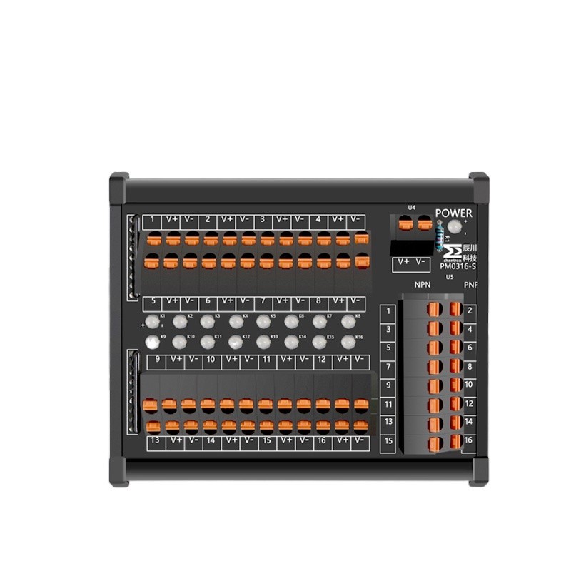 PLC sensor terminal block 16-channel 2-wire 3-wire NPN/PNP input IO ...