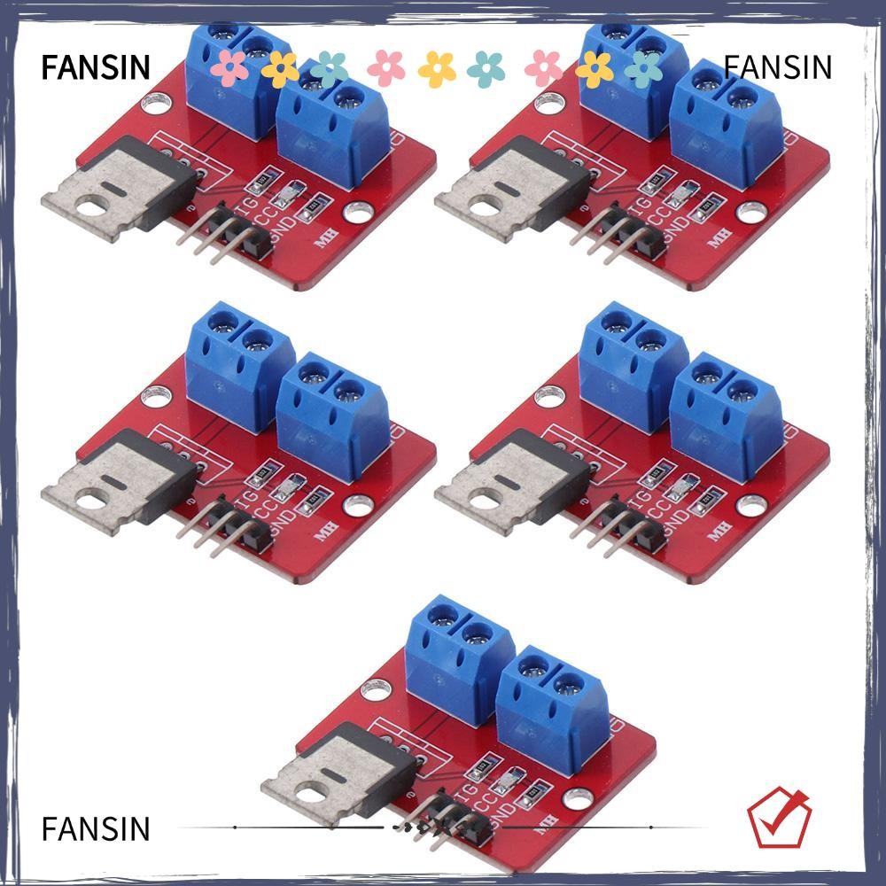 FANSIN 5pcs Driver Module, red IRF520 MOSFET, mosfet driver module ...
