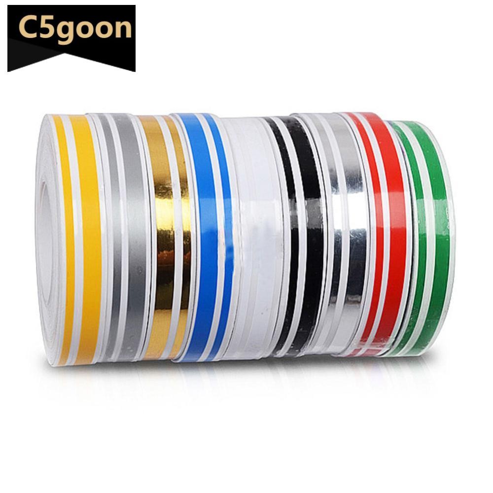 C5GOON 9.8m x 12mm Car Body Decal Striping Pin Stripe Steamline Double ...