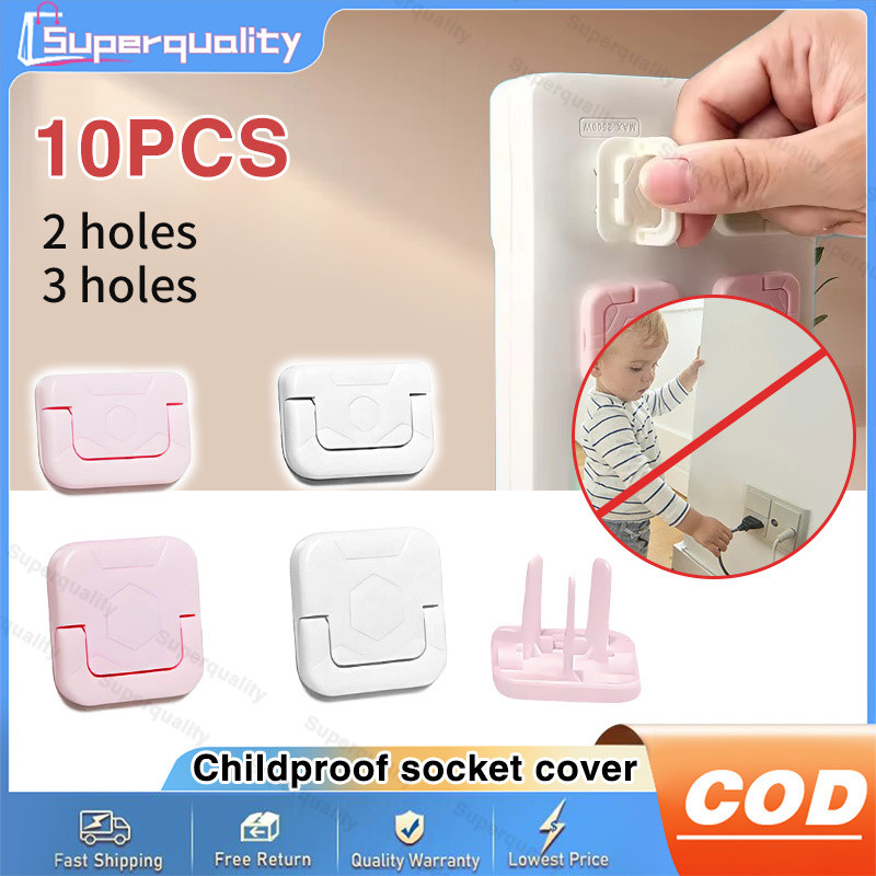 10PCS Socket Protective Cover Children Anti Electric Shock Jack Plug ...