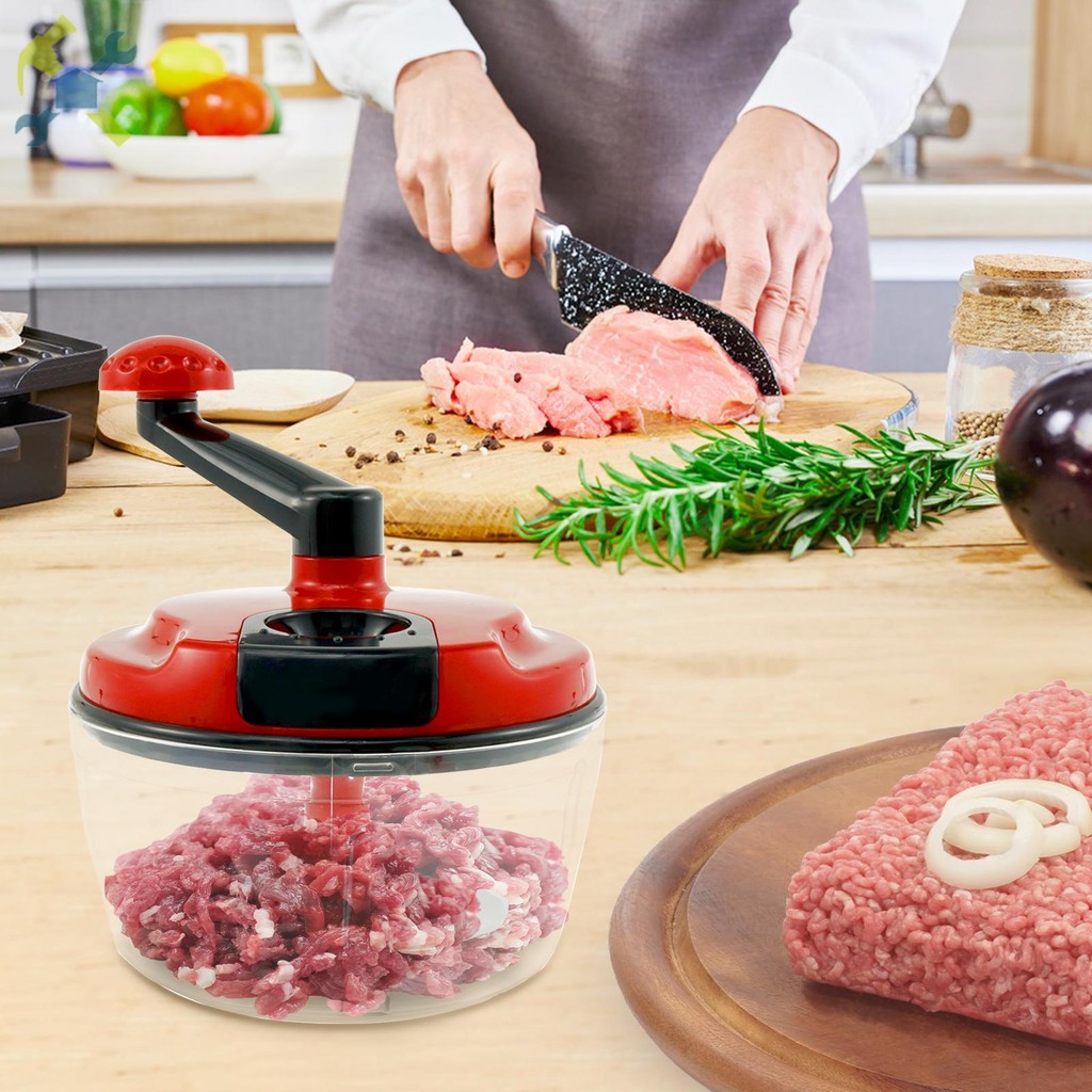 Manual Meat Grinder ABS Manual Food Processor Efficient Hand Meat ...