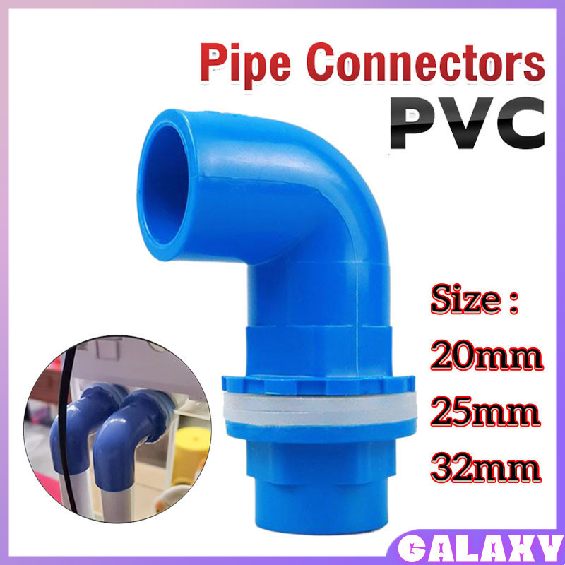 G.K. PVC Pipe Connectors Fish Tank Drain Joints Irrigation Tube 90 ...