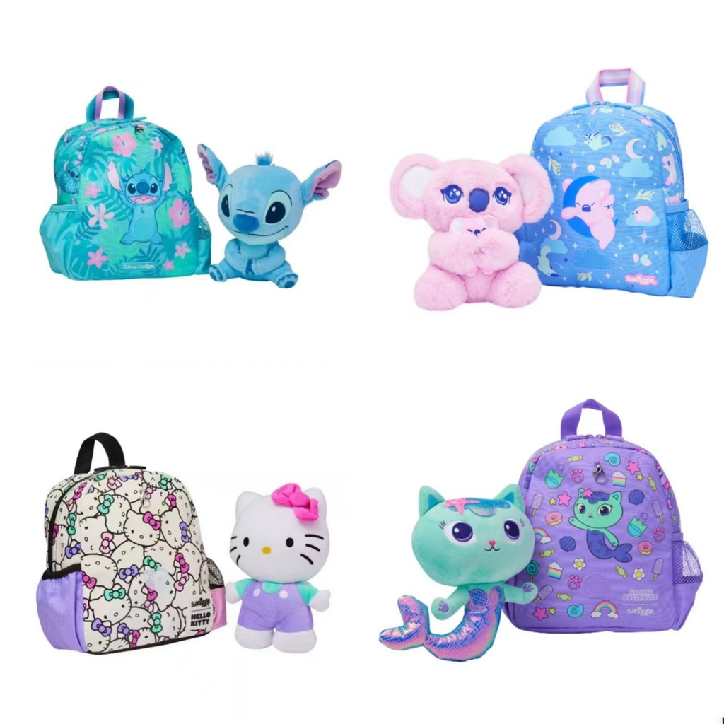 Australia smiggle Small Size Schoolbag mini Detachable Doll ...