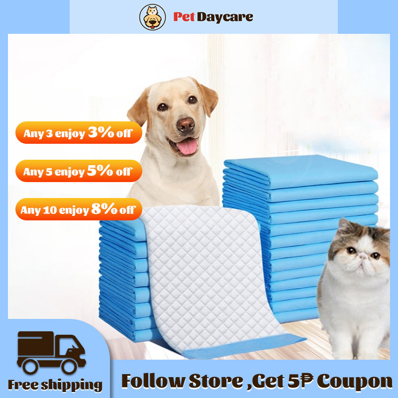 ️ ️Pet Daycare 100Pcs Pet Pee Pad Dog Potty Pads Cat Dog Pee Training ...