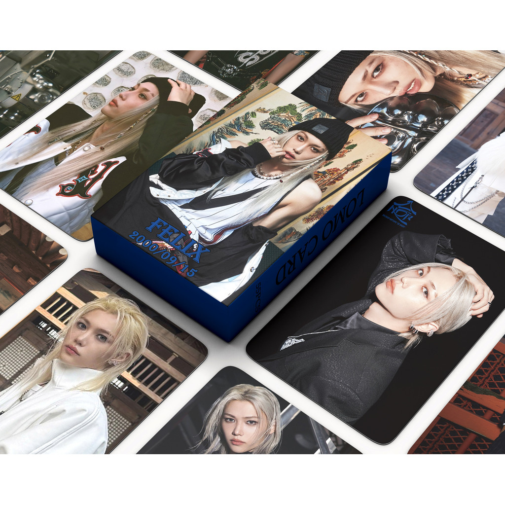 55pcs STRAY KIDS SKZ HOP Lomo cards HIP TAPE comeback UNVEIL TRACK ATE ...