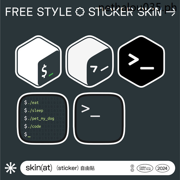 Skinat bash Sticker Terminal Sticker Terminal Command Sticker ...
