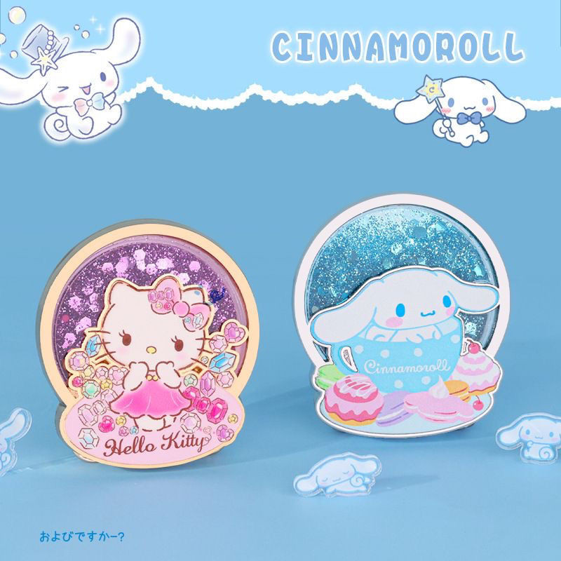 Cartoon Cartoon Sanrio Metal Badge Brooch Hello Kitty Kuromi Cinnamon ...