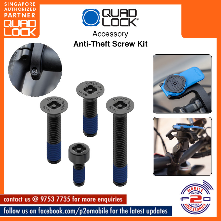 Quad Lock Anti-Theft Screw Kit | Shopee Philippines