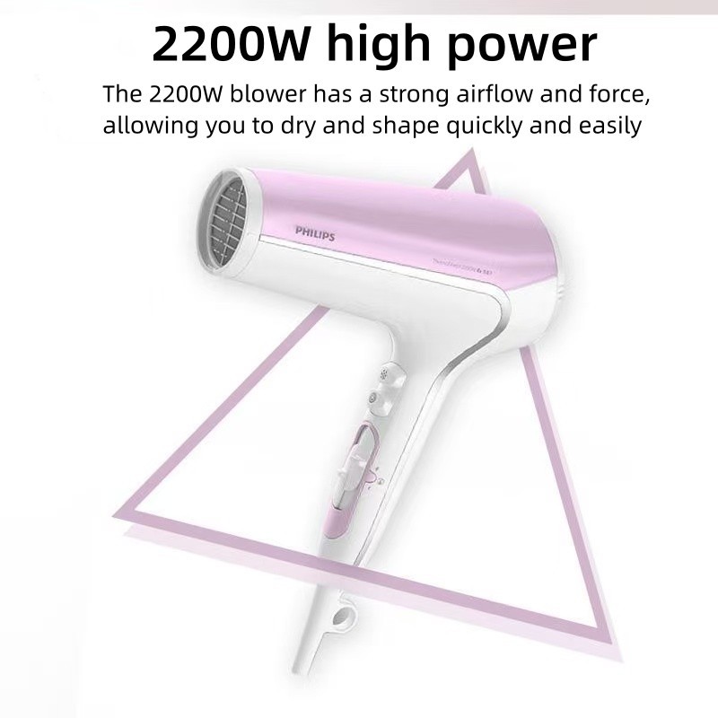 PHILIPS hair dryer household high-power negative ion hair care constant ...