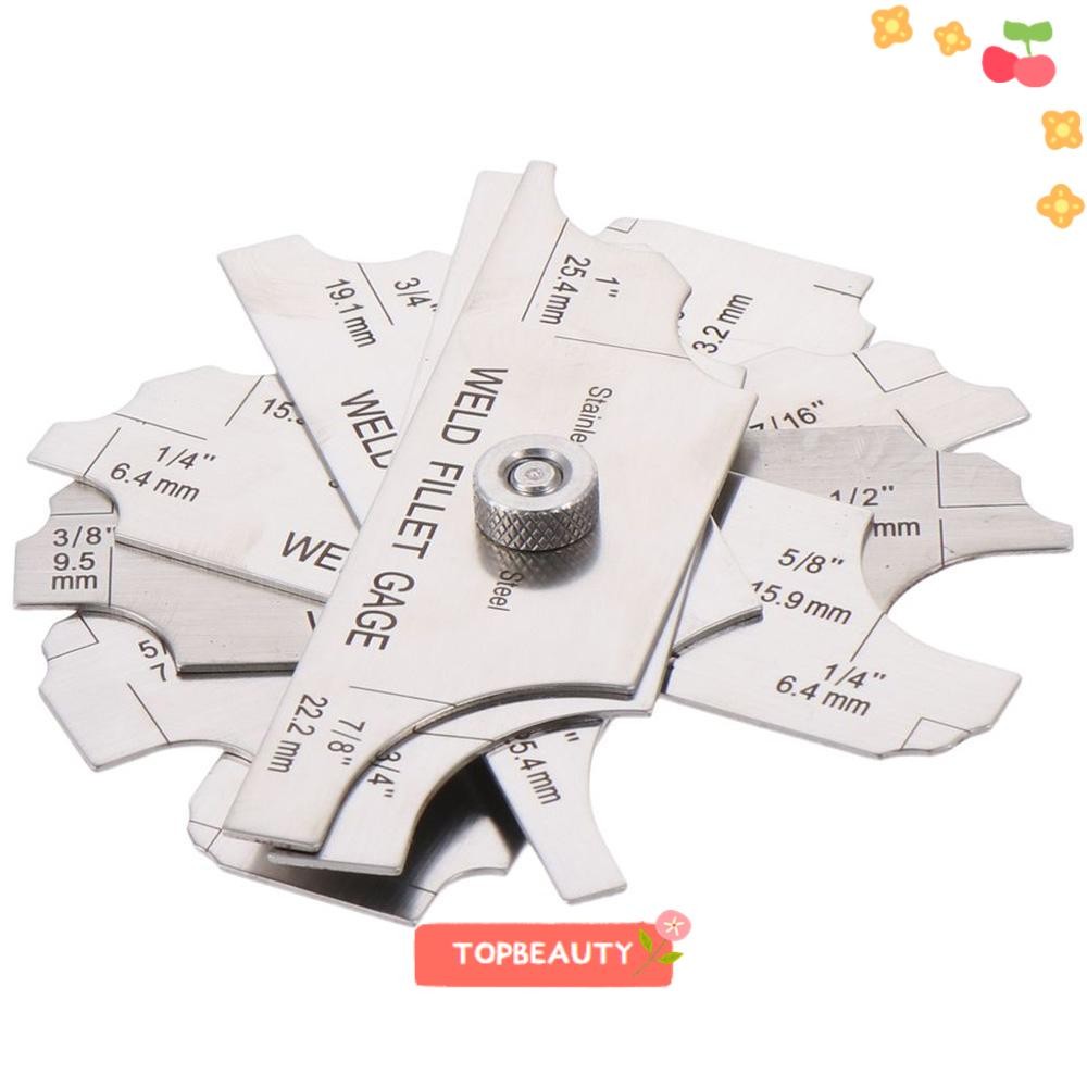BEAUTY 7PCS Weld Fillet Gages Set, 1/8''-1'' Metal Welding Gauge ...