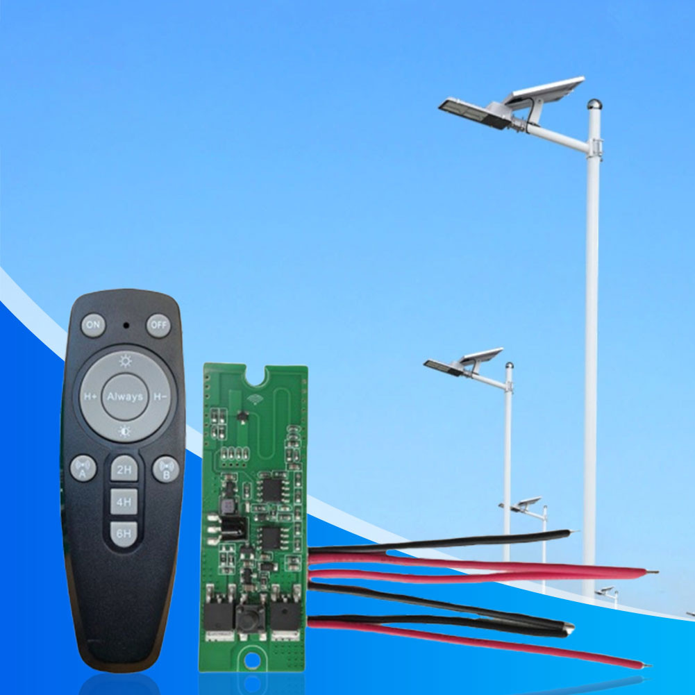 3.2V 3.7V Remote Control Solar Lamp Controller Module Radar Human Body ...