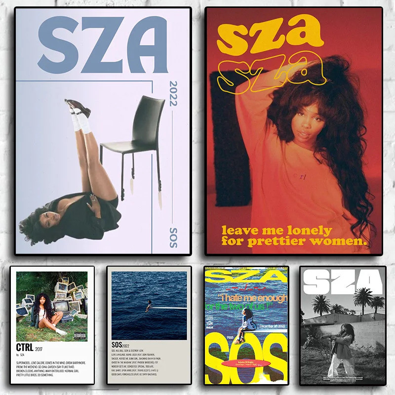 European and American Popular Female Star Pop Singer Sza Personal Photo ...