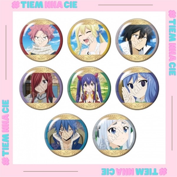 [TIEMNHACIE HCM] DIGNITY BADGE FAIRY TAIL 100 YEARS QUEST | Shopee ...