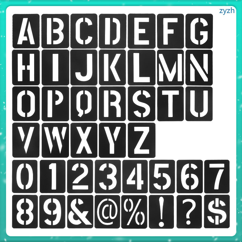 Spray Painting Graffiti Template Small Letter Stencils Number Letters ...