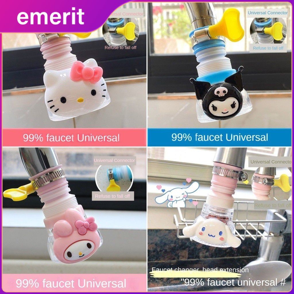 Sanrio Cute Melody Hello Kitty Filter Cartoon Kawaii Extendable Kitchen ...