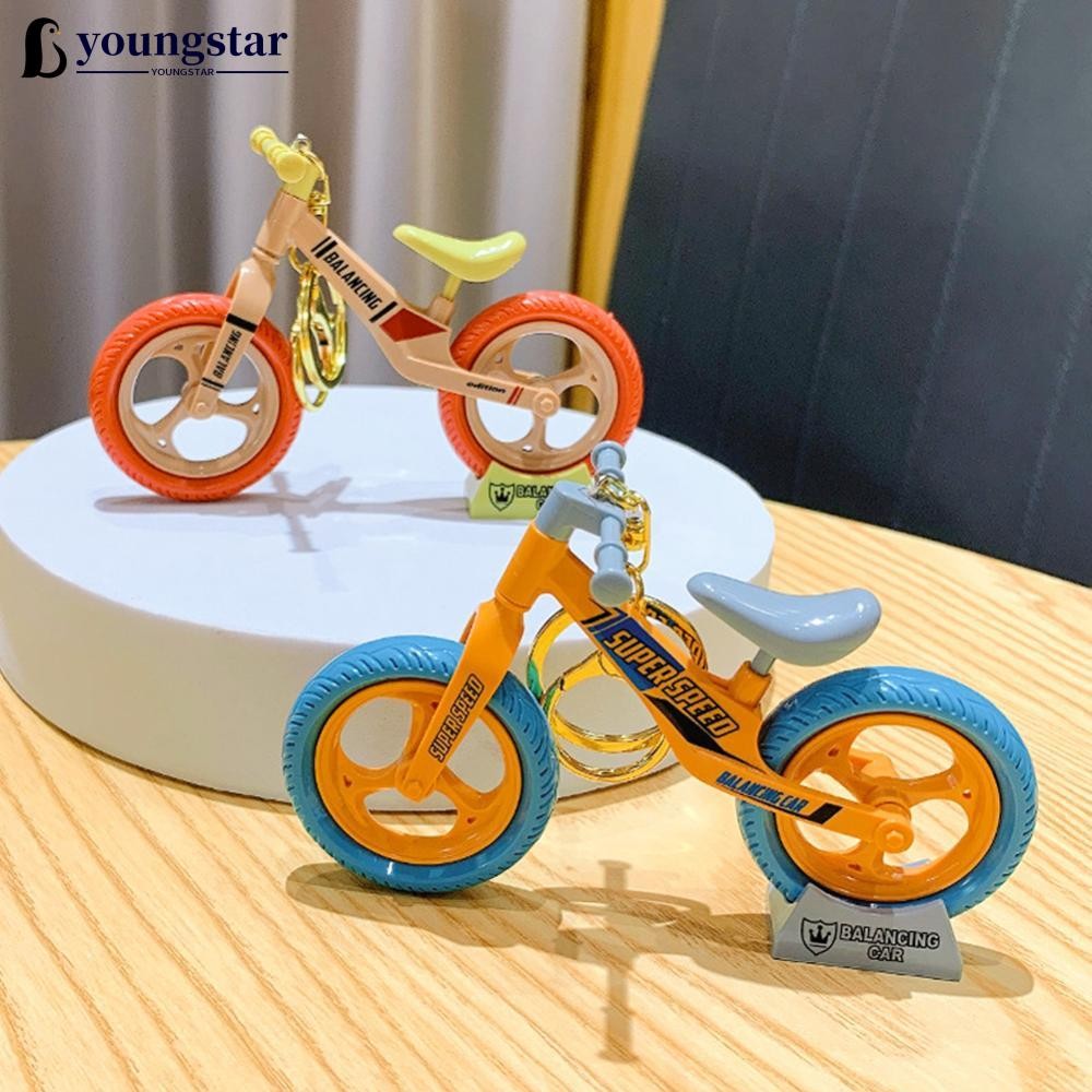 【FY】 Creative Splicing Bicycle Keychain Funny 3D Mountain Bike Model ...