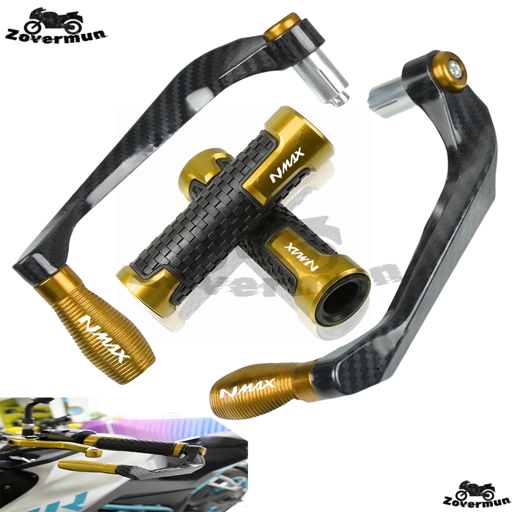 Fit For NMAX V1 V2 V3 155 150 125 160 Motorcycle CNC Aluminum Handle Grip with Lever Guard Set ...