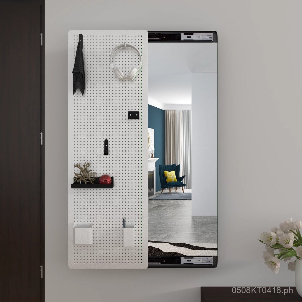 Full-Length Mirror Sliding Wall-Mounted Dressing Mirror#Invisible ...
