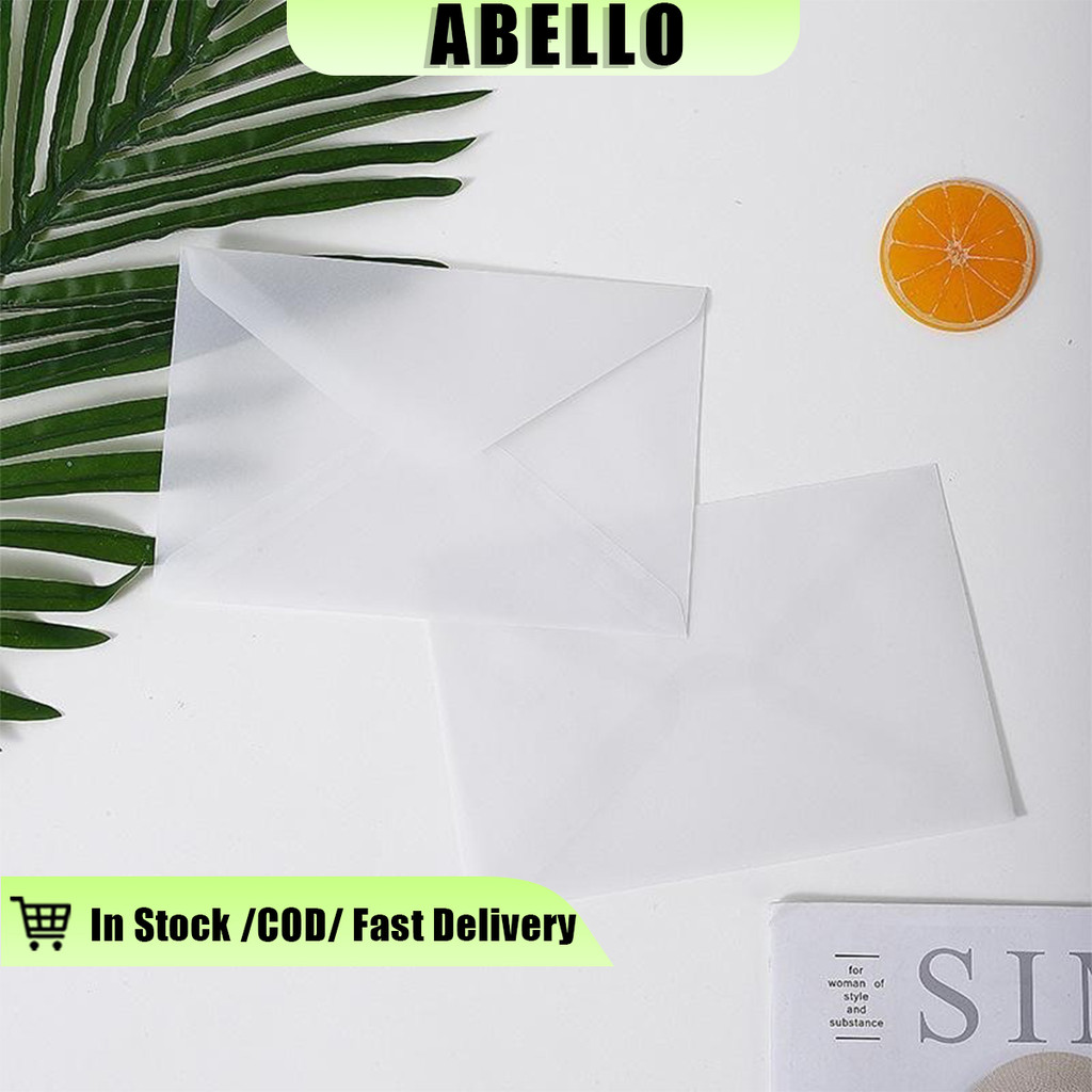 Transparent Paper For Invitation 10Pcs Translucent Envelope For ...