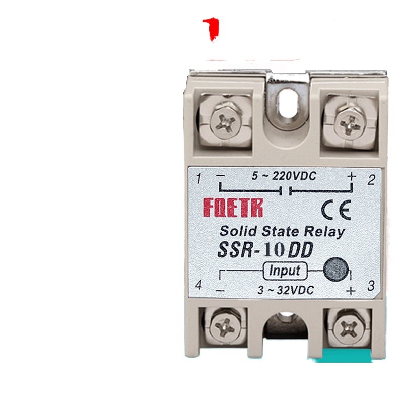 COD☆Single-phase small solid-state relay SSR-10DD DC-controlled DC ...