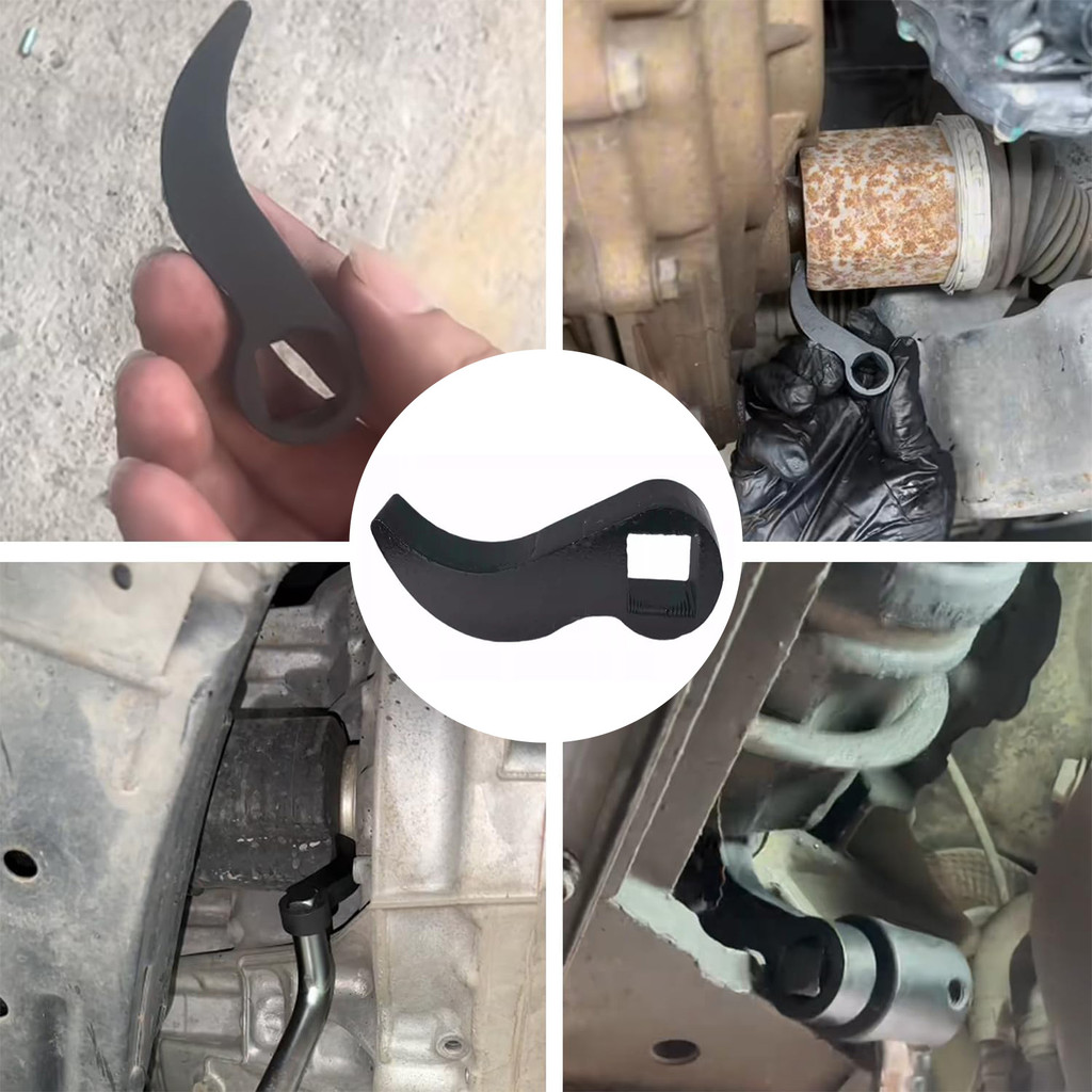 Adjustable Pry Bar Adapter Head Easy Install Heavy-Duty Crowbar with ...