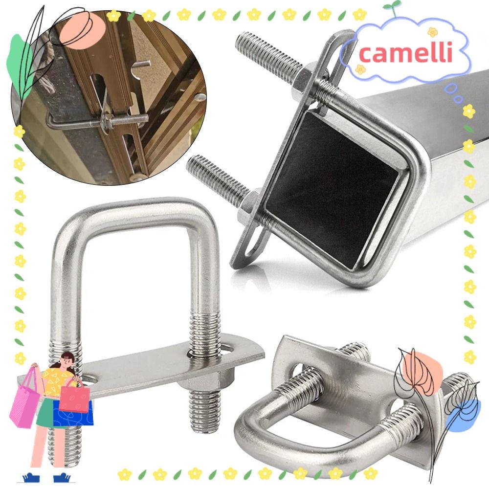 CAMELLI 2Sets Square Clamp, With Baffle Screw Pipe U-clamp, Right Angle ...