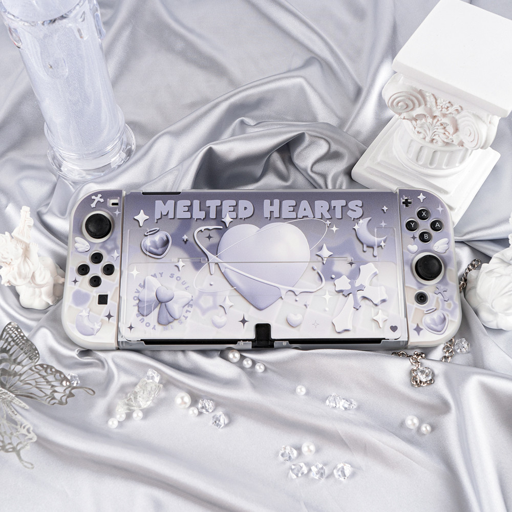 Nintendo Switch DIY Frosted Ins Protective Case OLED Game Console Hard ...