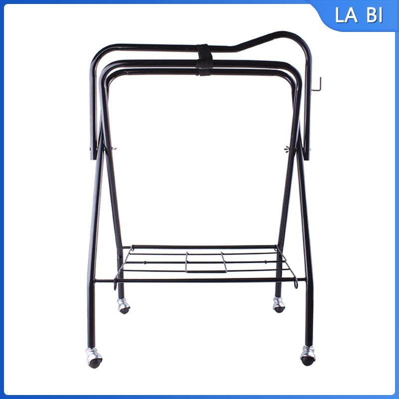 [Wishshopeehhh] Portable Saddle Rack Folding Saddle Stand Metal Heavy ...