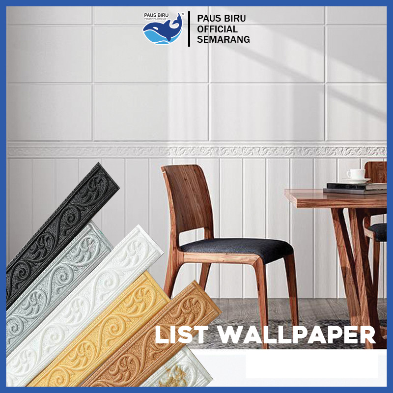 Blue Whale - List Wallpaper Wall Border Lis Wallborder Foam 3D Wall ...
