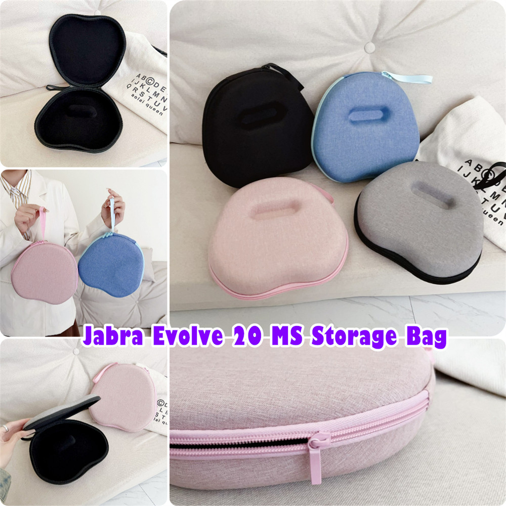 【Discount】For Jabra Evolve 20 MS Headphone Case Solid Color Series ...