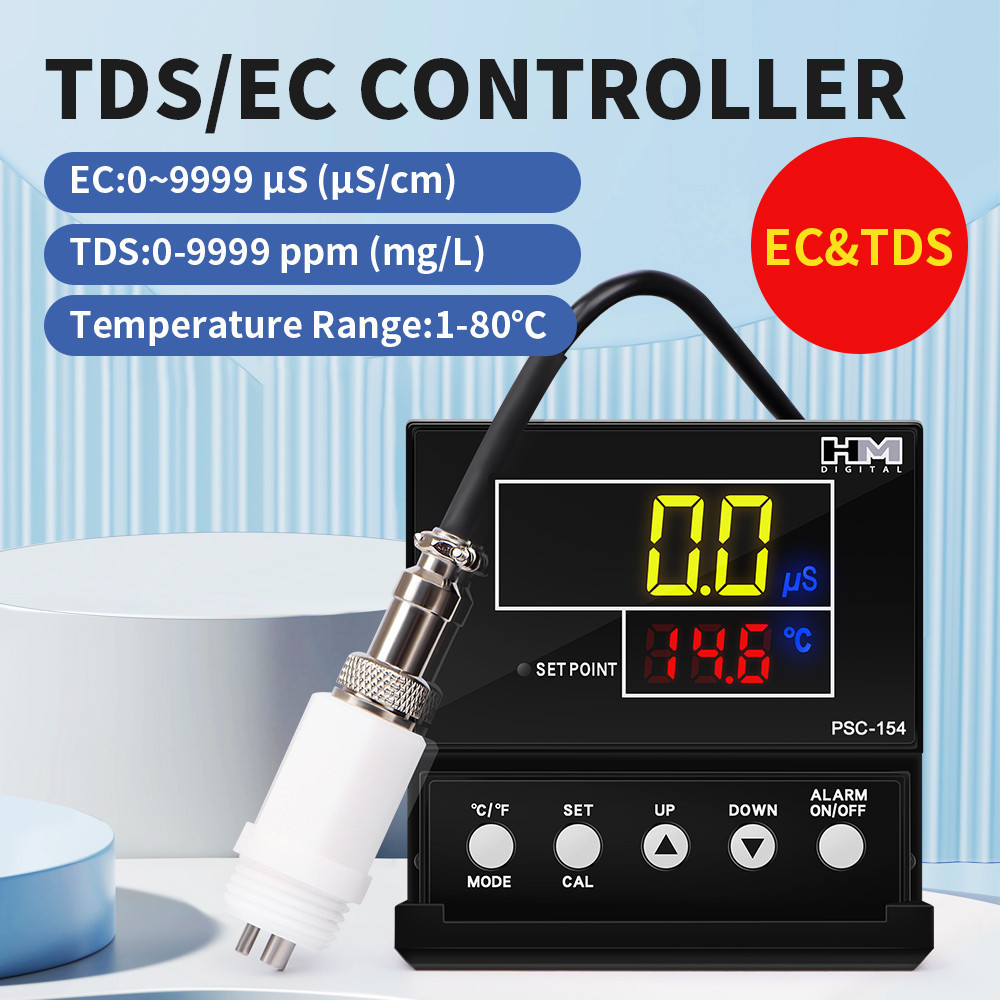 PSC-150 Online TDS EC Controller Meter Industrial Conductivity Monitor Digital Upper Limit Cont ...