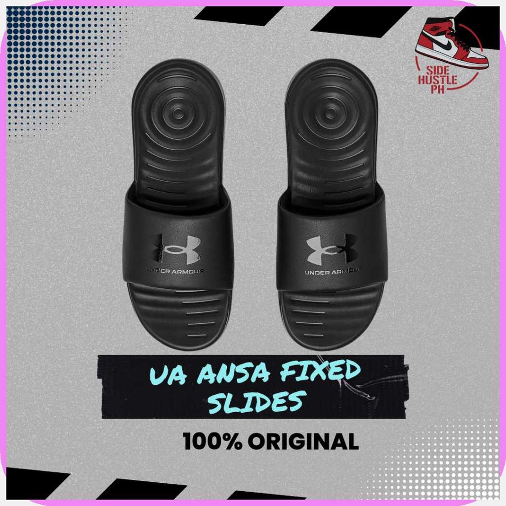 Under_nG/Armour}X[Ansa`sc;Fixed&Slides&[100%&Original] | Shopee Philippines