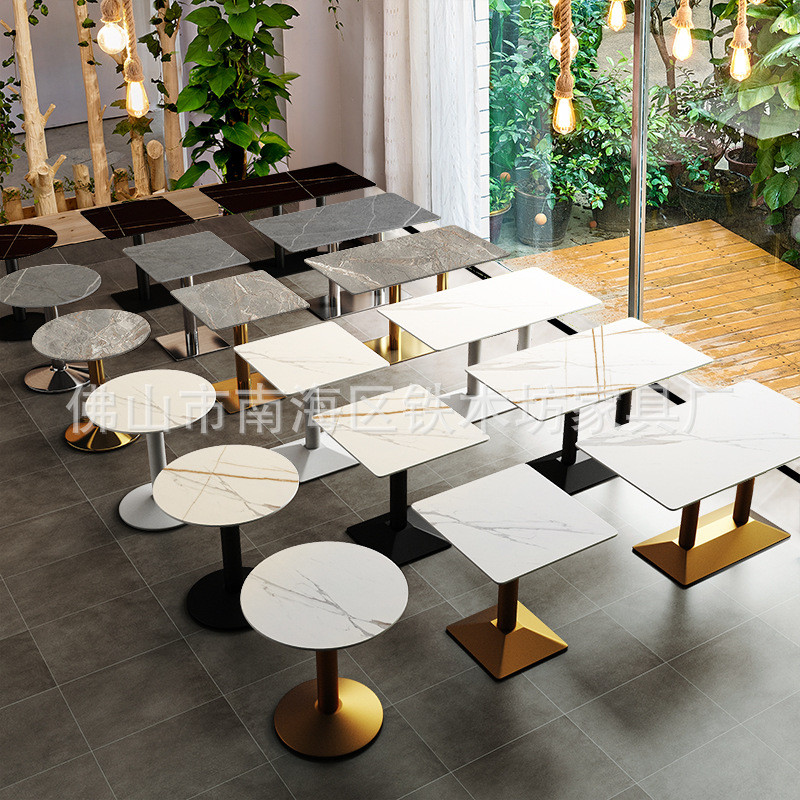 Table Tables and Chairs Apartment Commercial Fast Food Restaurant Long ...